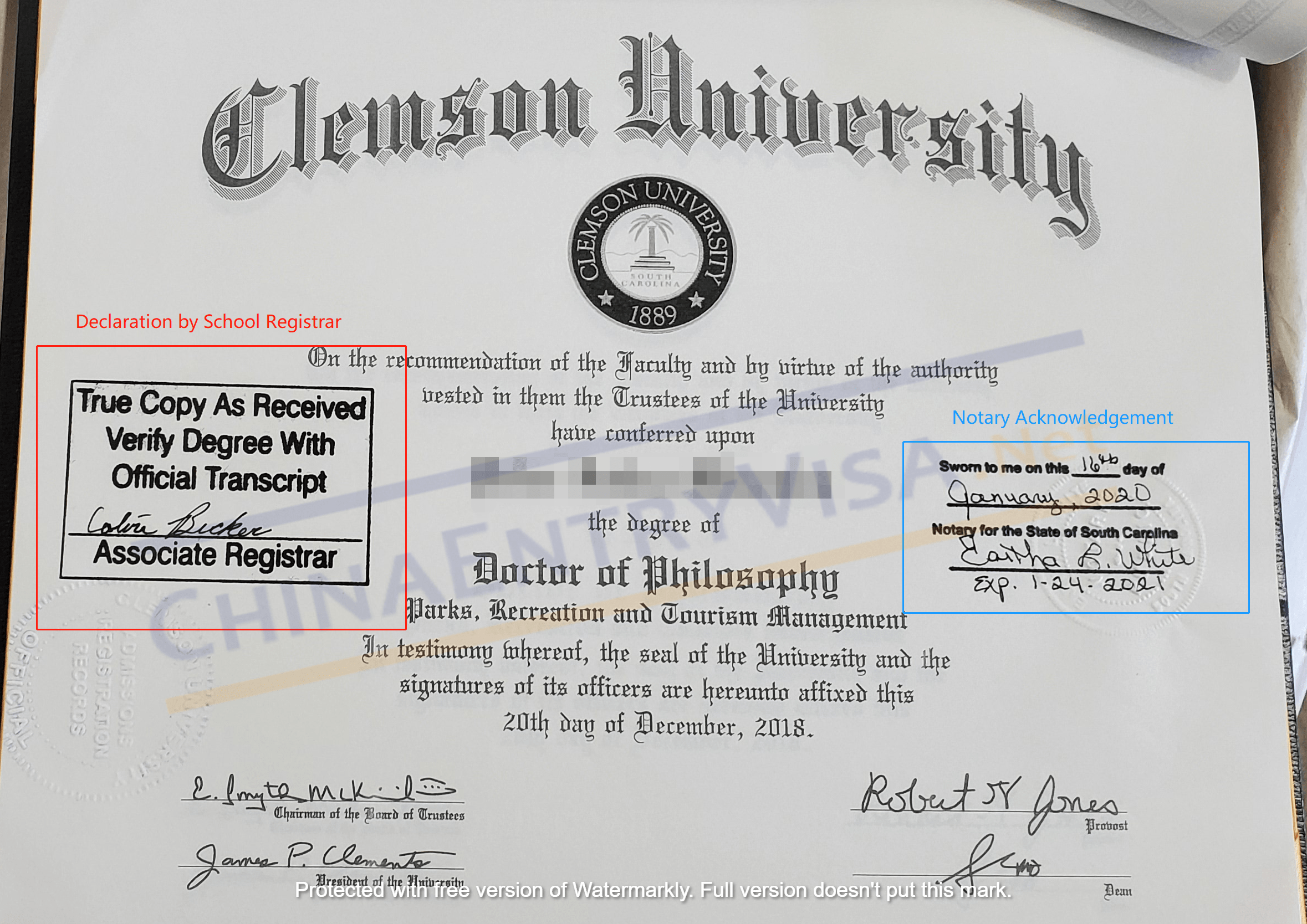 How To Notarize A Diploma For Use In China Chinese Visa Service